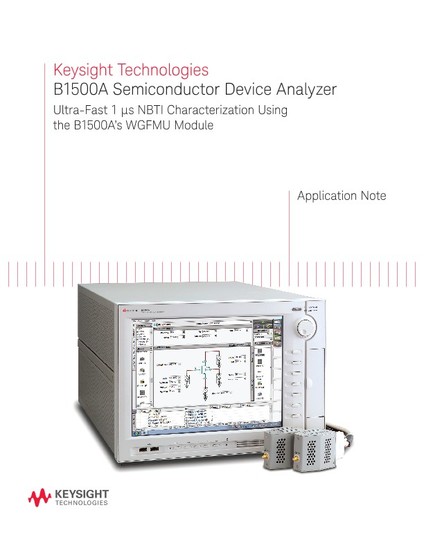 B1500A Semiconductor Device Analyzer PDF Asset Page | Keysight
